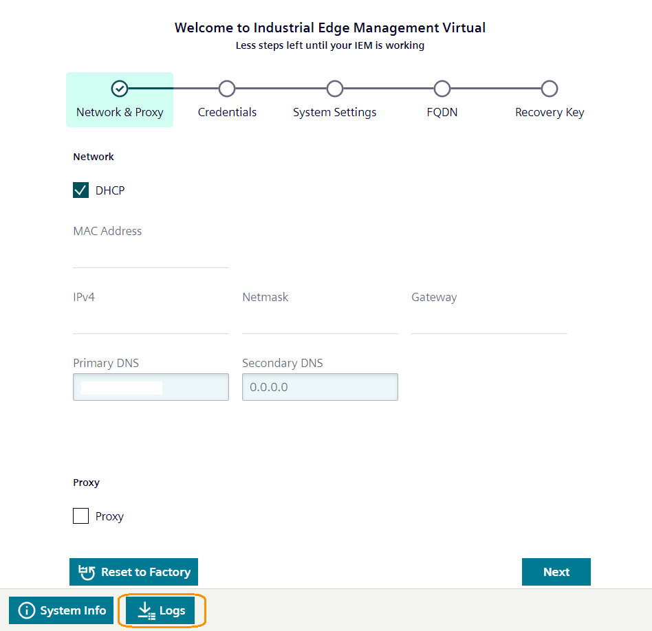 Download log files - Industrial Edge Documentation