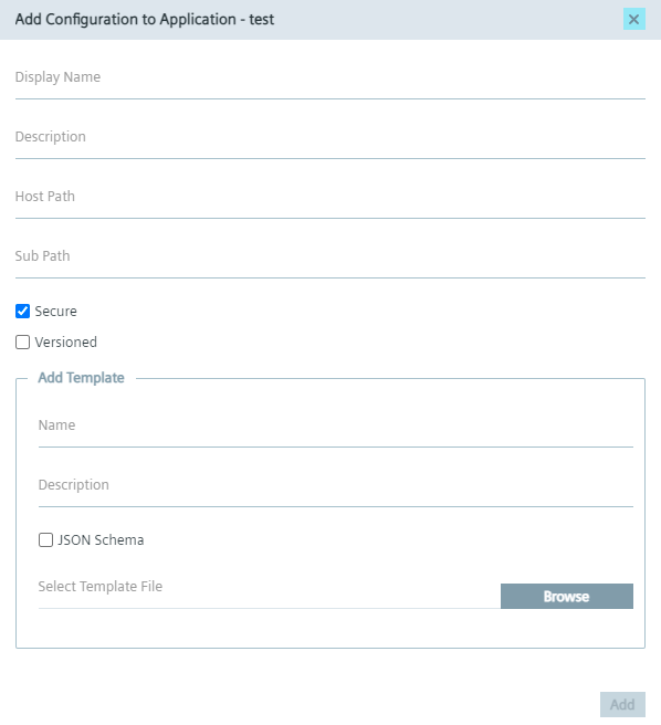 Creating configurations - Industrial Edge Documentation