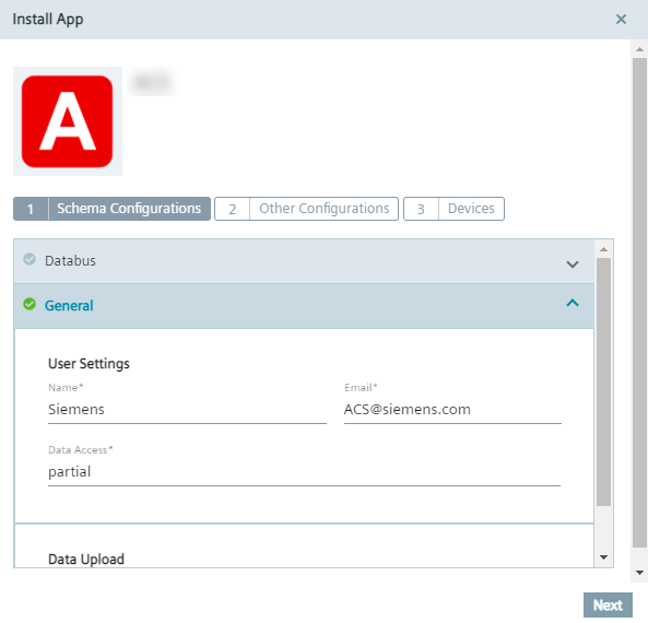 Installing an app via the IE ACS - Industrial Edge Documentation