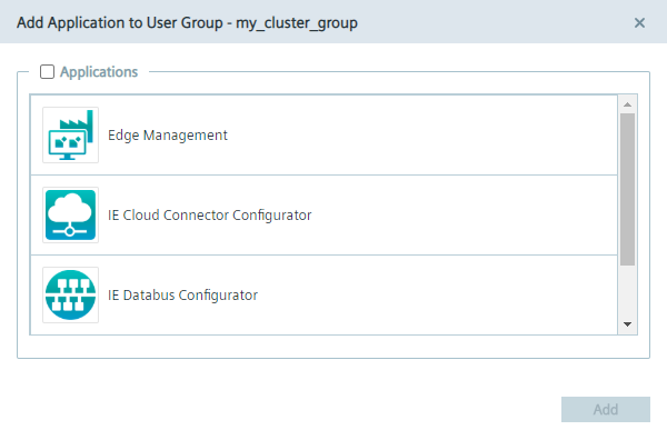 Adding apps - Industrial Edge Documentation