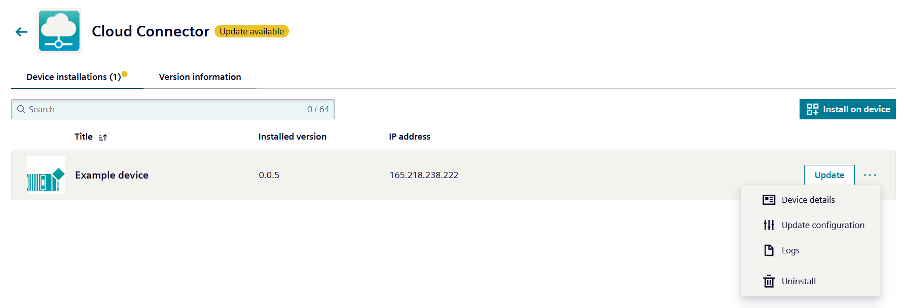 Device Applications - Industrial Edge Documentation