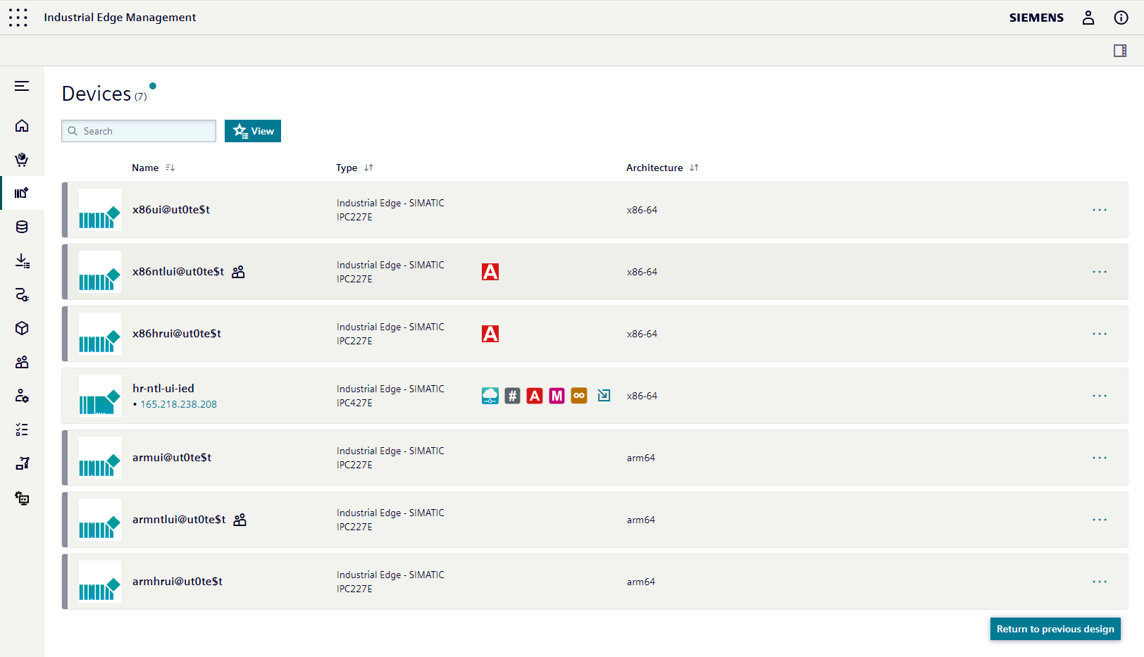 Device overview - Industrial Edge Documentation