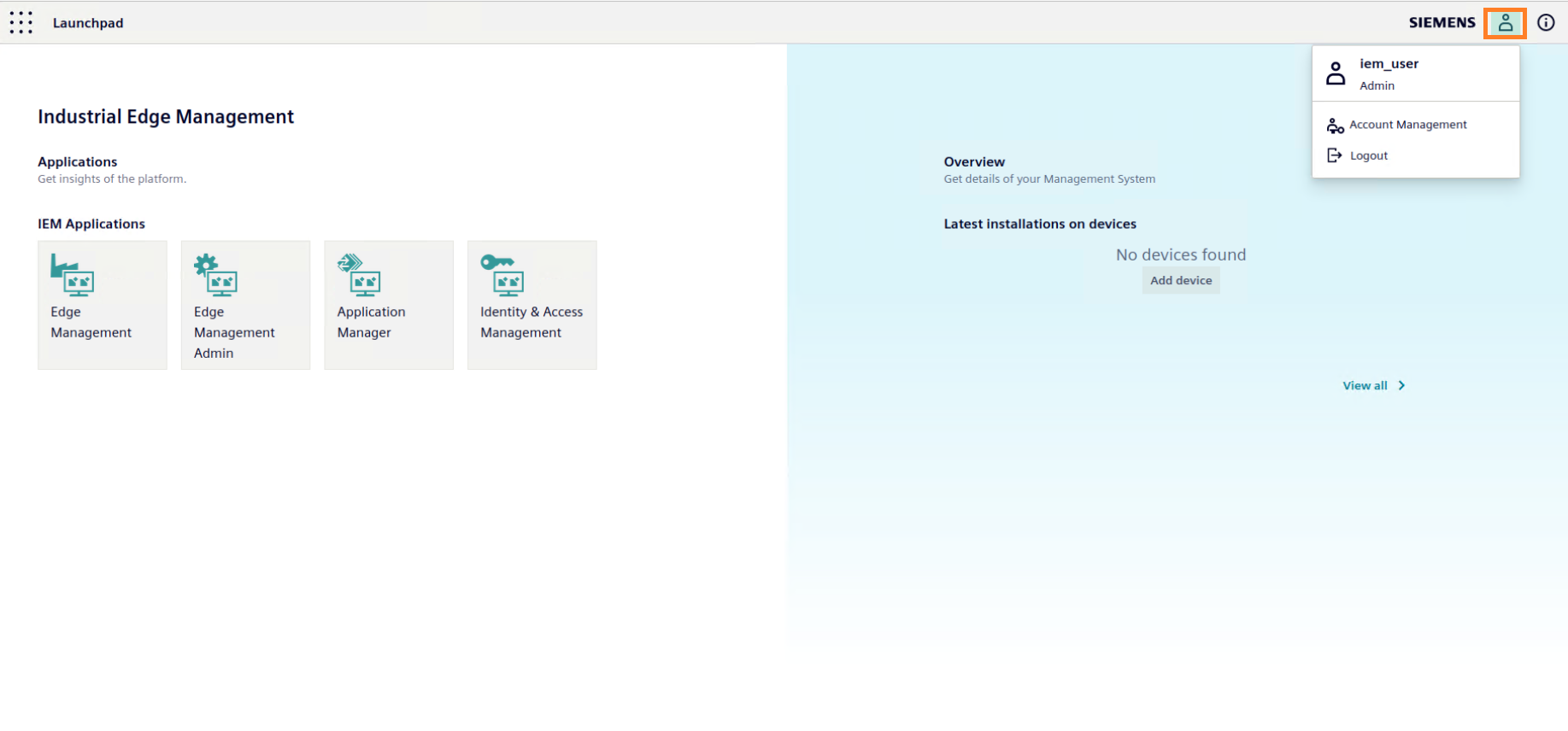 Overview Of Iam Industrial Edge Documentation